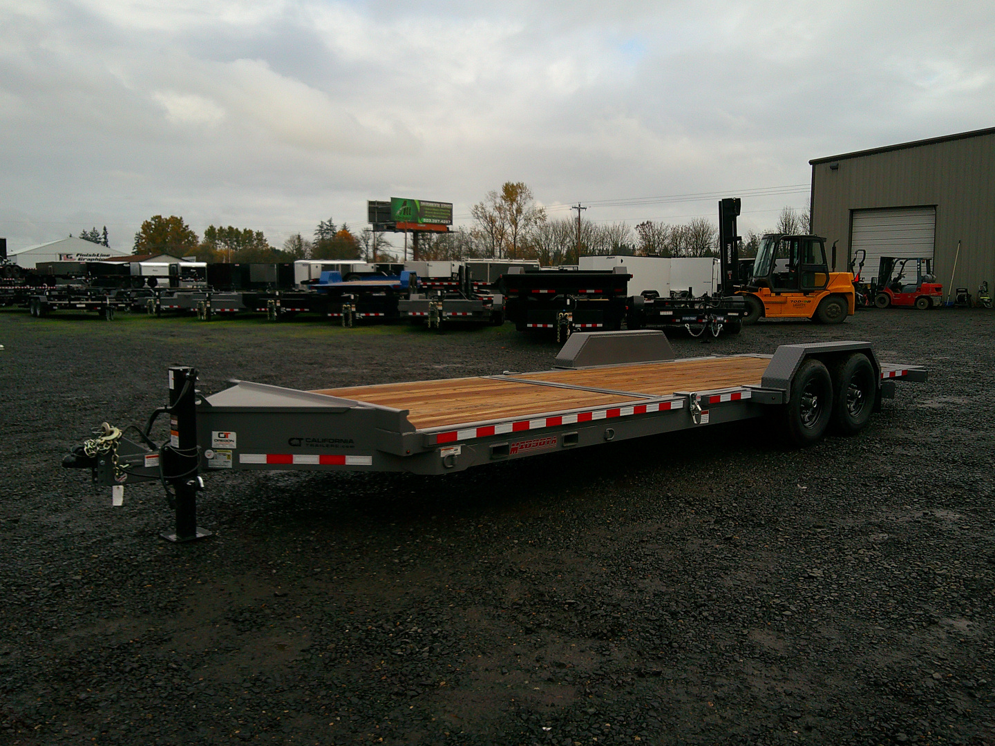 New 2026 Midsota 7x24 ( 16+8) Split Tilt Equipment Trailer for sale in ...