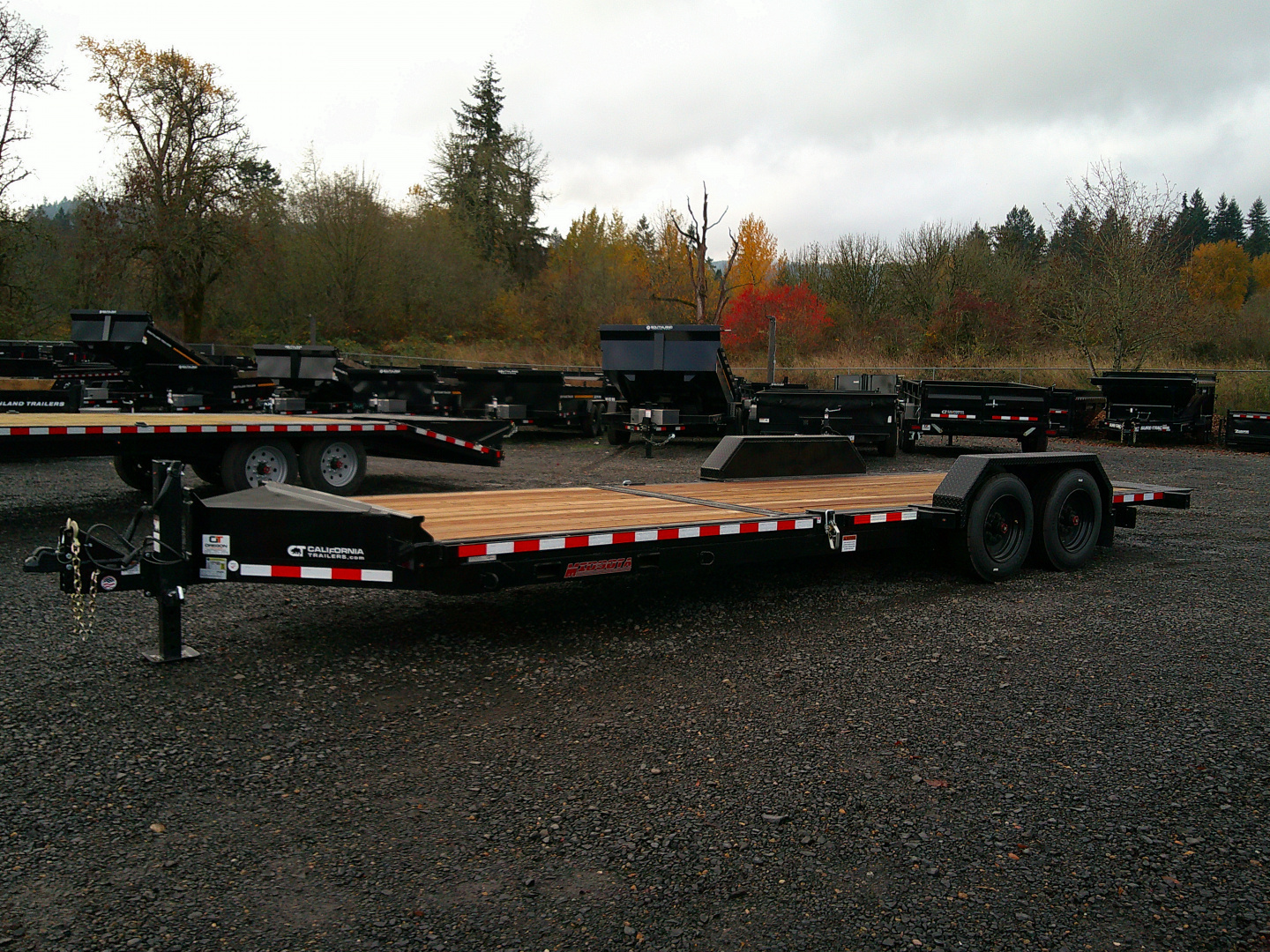 New 2026 Midsota 7x24 (18+8) Split Tilt Equipment Trailer for sale in ...