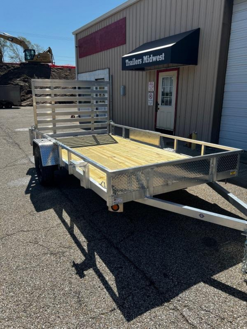 New 2025 Quality 74"X12' Single Axle Aluminum Utility Trailer #245298 ...