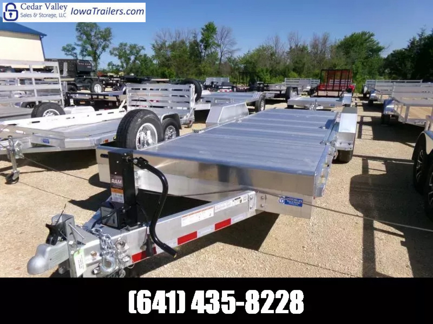 New 2025 Aluma 82 x 22 Aluminum Tandem Axle Tilt Bed Trailer-14K GVWR ...
