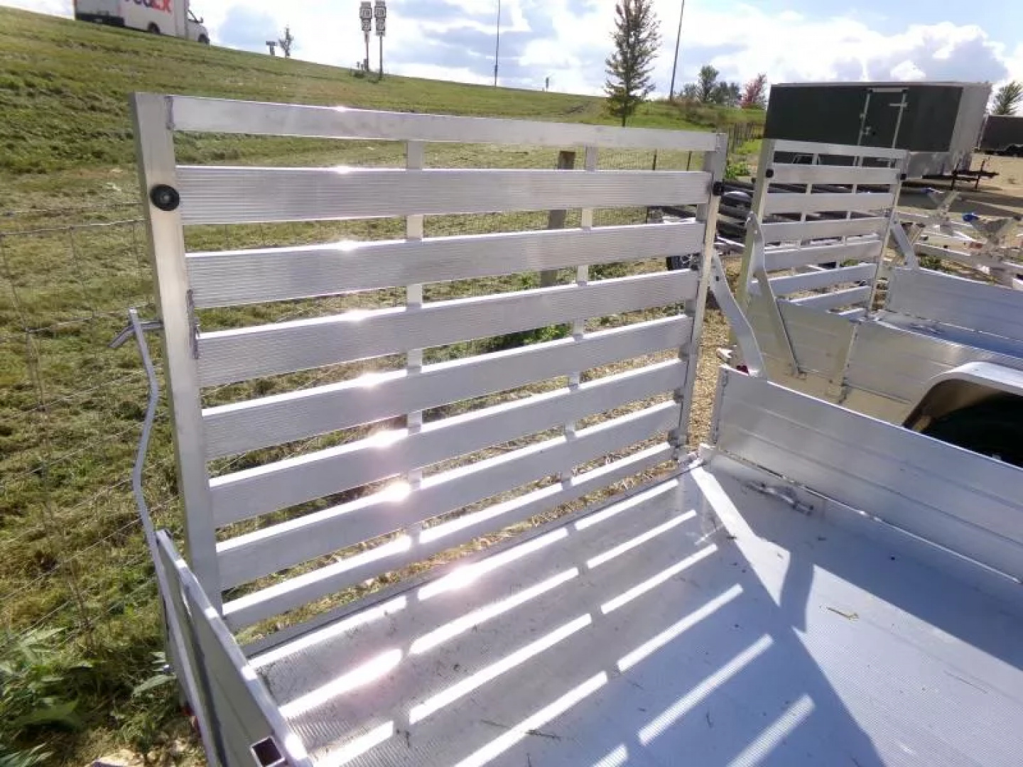 New 2026 Aluma 63 x 10 ESA Utility with Solid Sides, Straight Gate ...