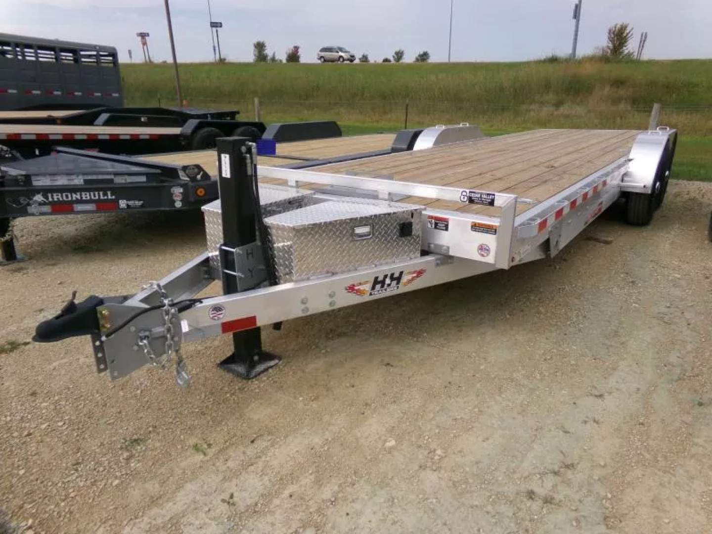 New 2026 H&H Trailers 82x24 Aluminum Electric Tilt Speed Loader -Car ...