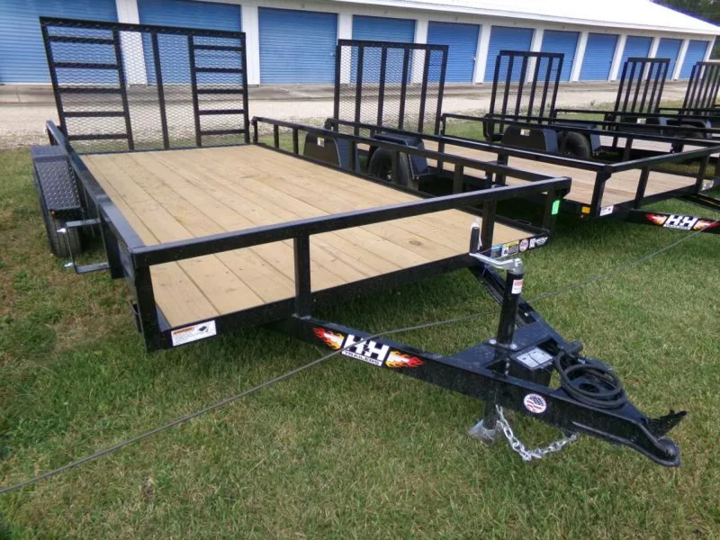 New 2026 H&H 82 X 14 Rail Side Utility with 5K GVWR, Brakes and 4 Ft ...