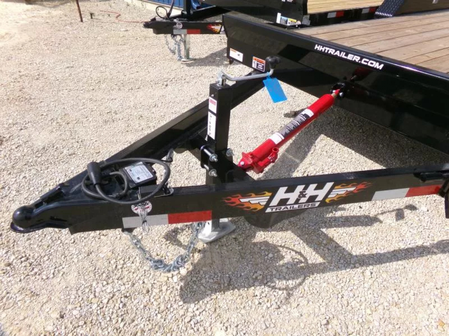 New 2026 H&H Trailers 82 x 20 Manual Tilt Speed Loader Car Hauler-Black ...
