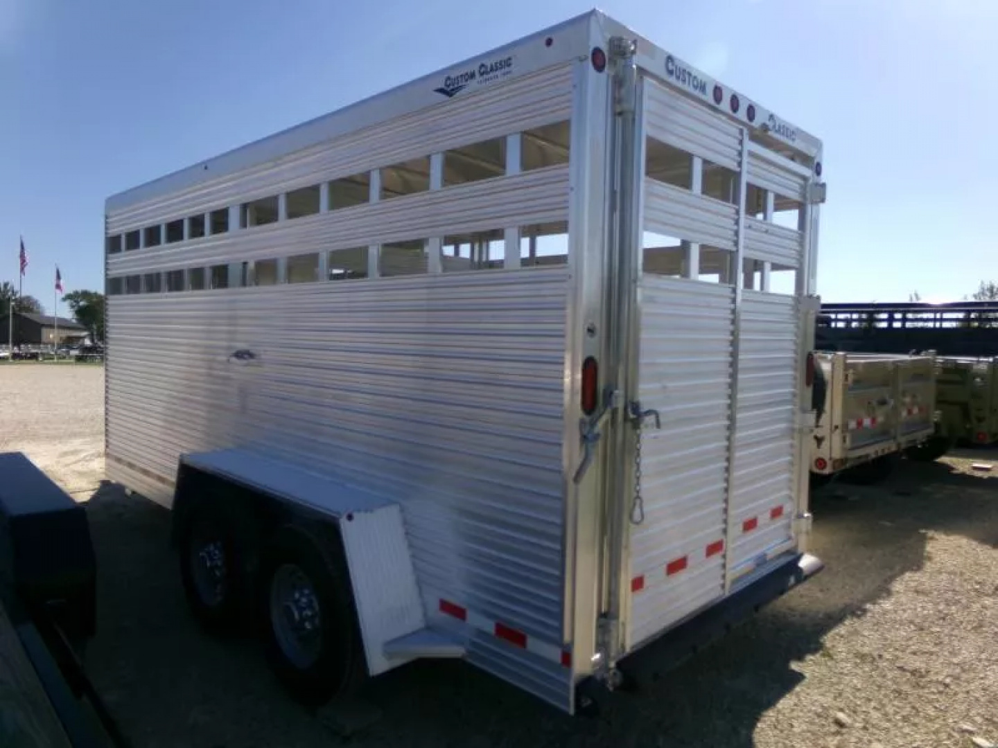 New 2026 Custom Classic Trailer 80" x 16' x 7' All-Aluminum Bumper ...