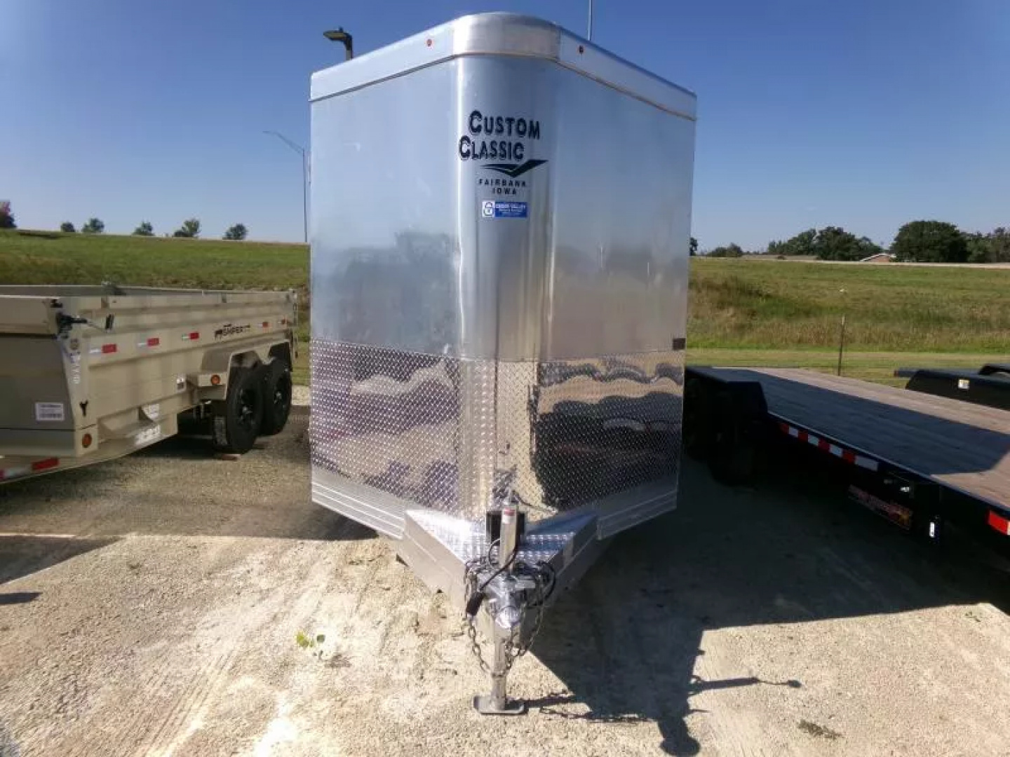 New 2026 Custom Classic Trailer 80" x 16' x 7' All-Aluminum Bumper ...