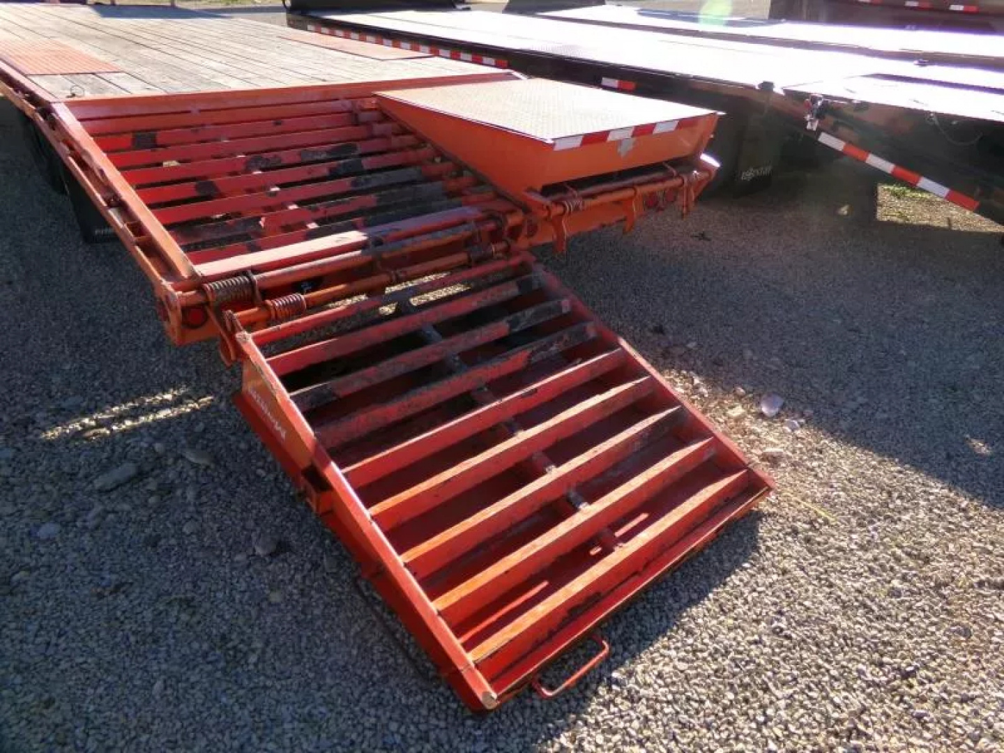 Used 2017 PJ Trailers USED Orange 102 x 20+5 Deckover with 16K GVWR ...