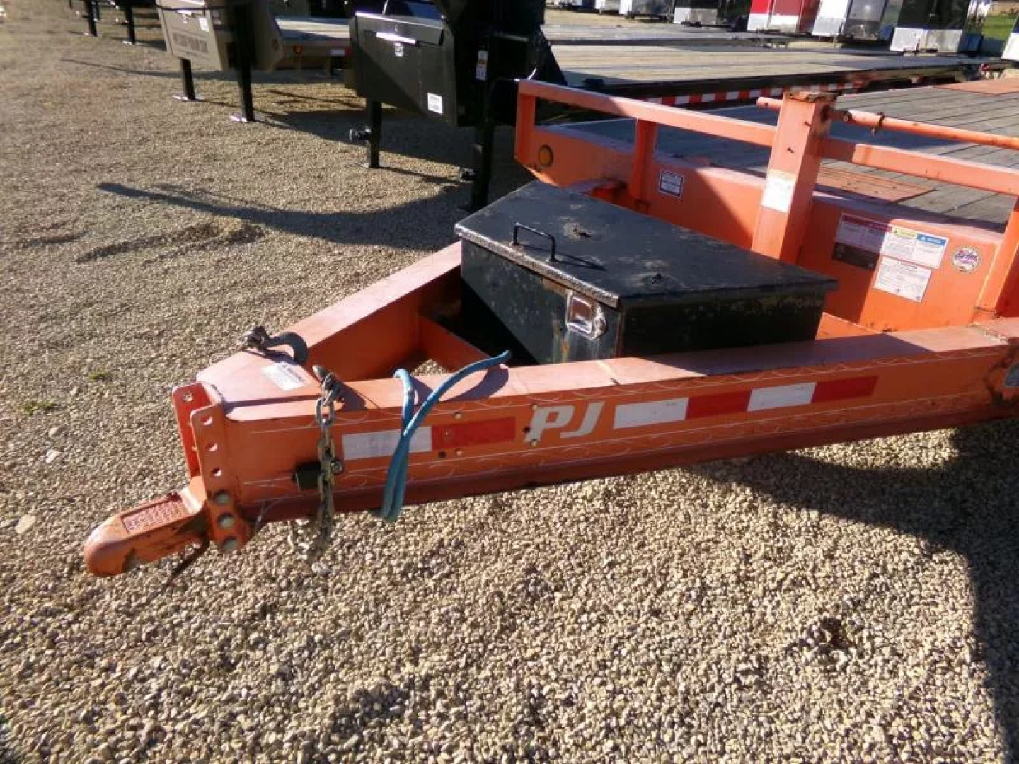 Used 2017 PJ Trailers USED Orange 102 x 20+5 Deckover with 16K GVWR ...