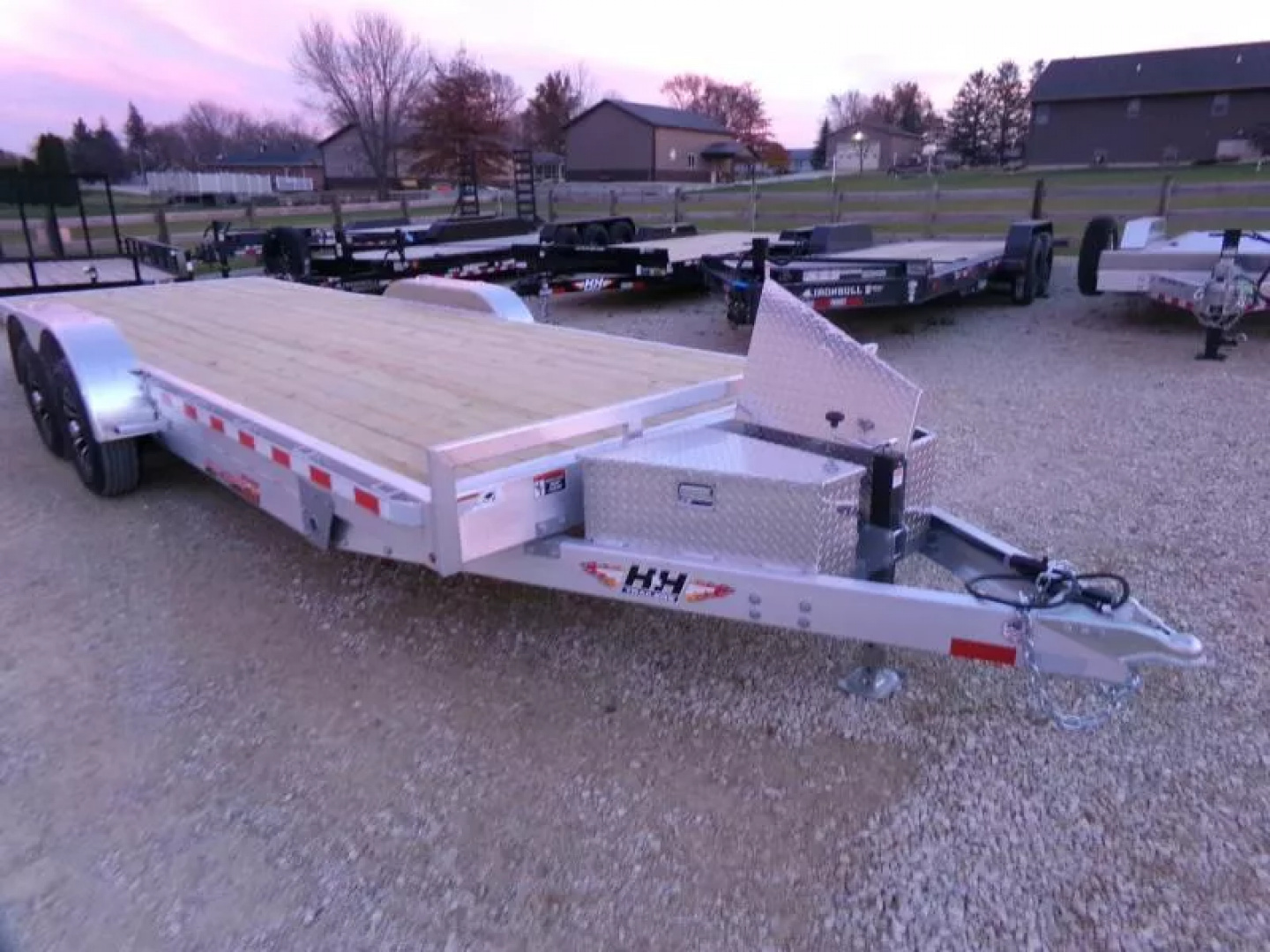 New 2026 H and H Trailer 82 x 22 Aluminum Electric Tilt Speed Loader ...