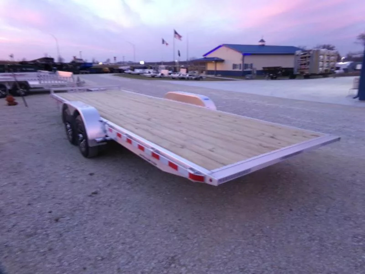 New 2026 H and H Trailer 82 x 22 Aluminum Electric Tilt Speed Loader ...