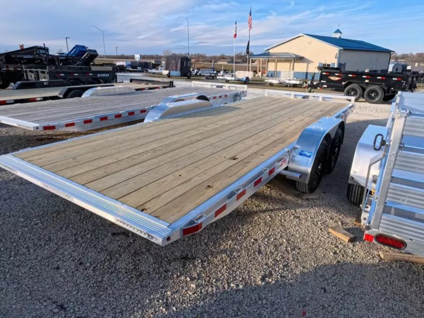 New 2026 H and H Trailer 82 x 20 Aluminum Electric Tilt Speed Loader ...