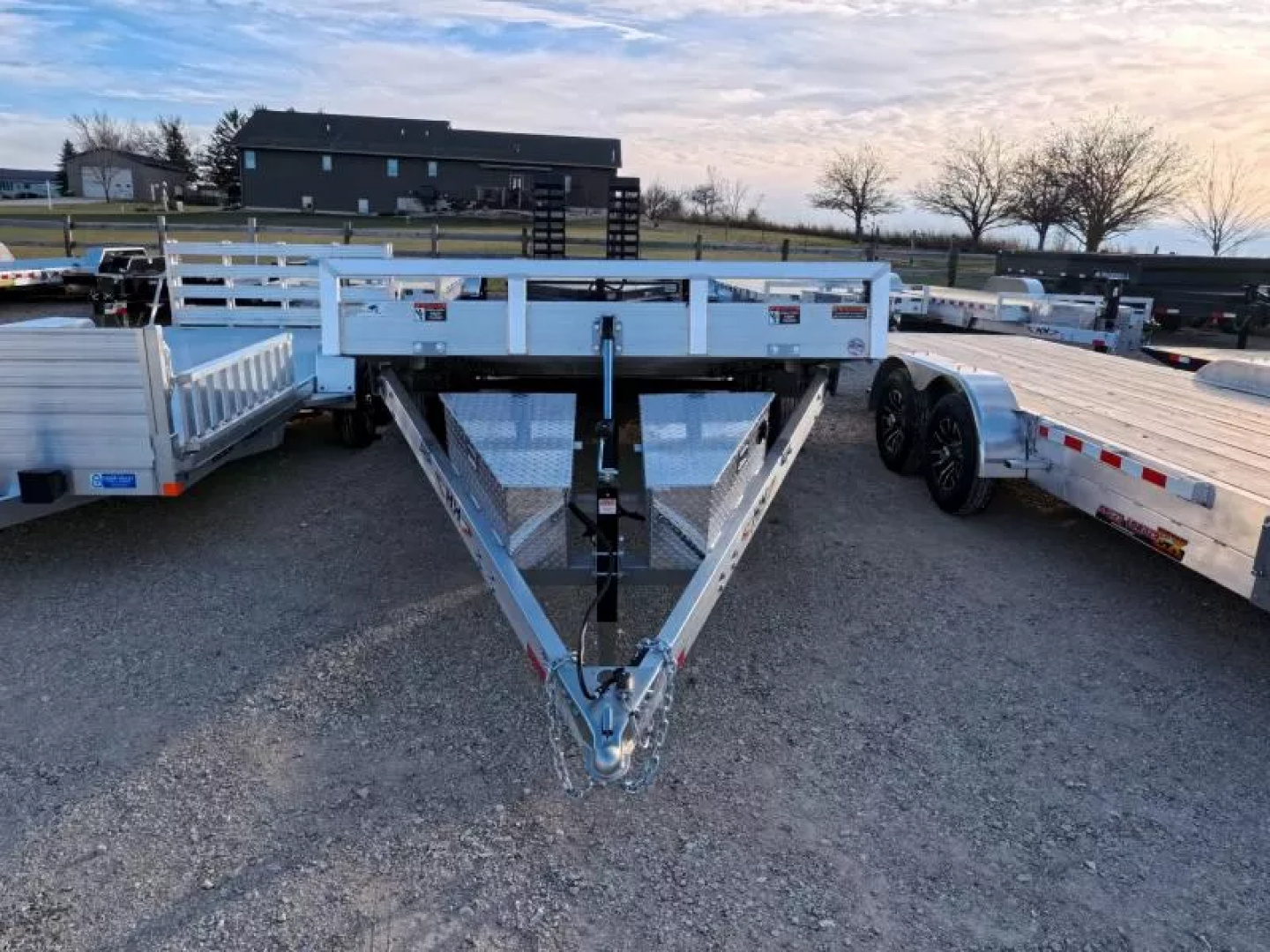 New 2026 H and H Trailer 82 x 20 Aluminum Electric Tilt Speed Loader ...
