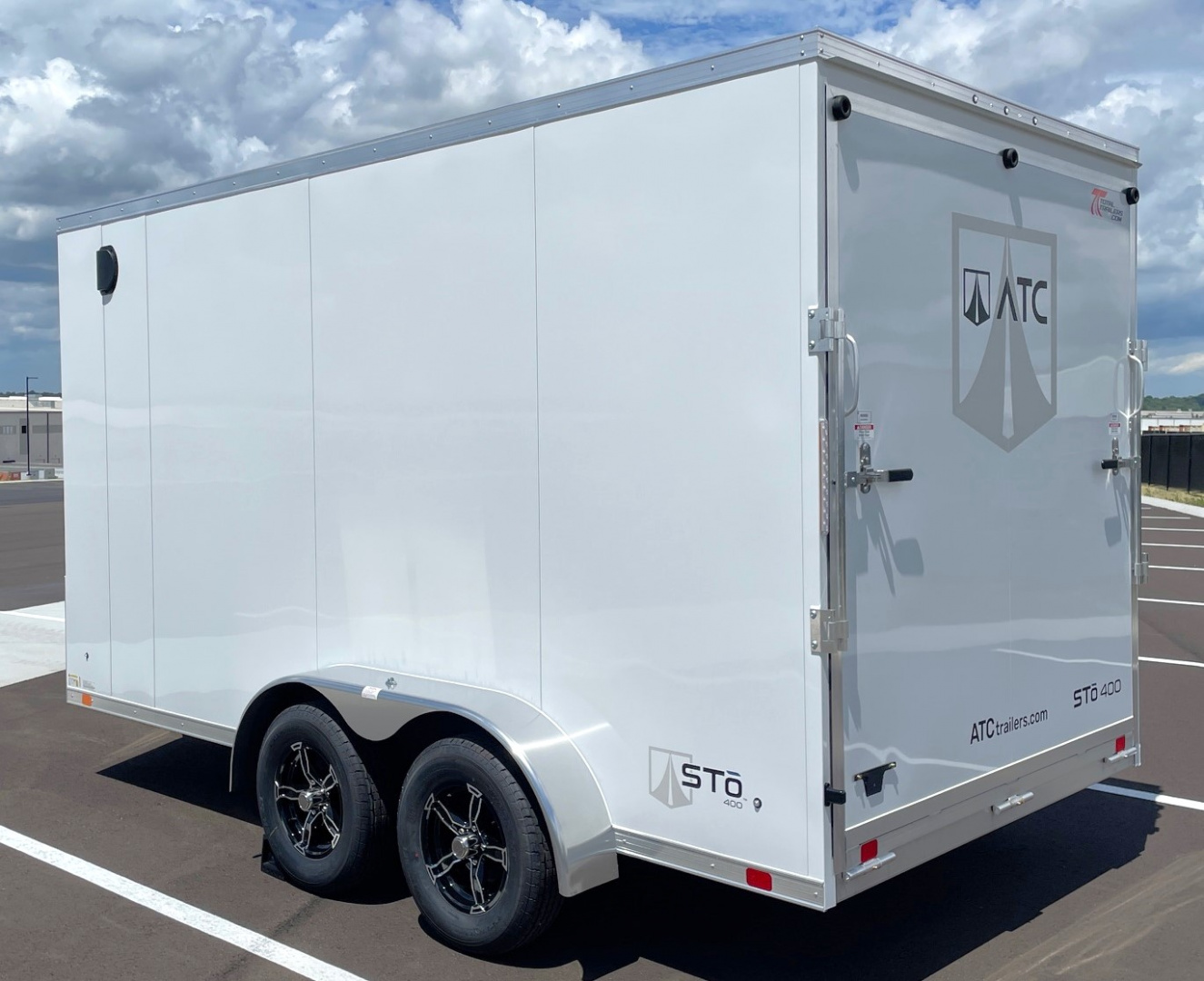 New ATC 7x14 Sto 400 Aluminum Enclosed Cargo Trailer 7' Height ...