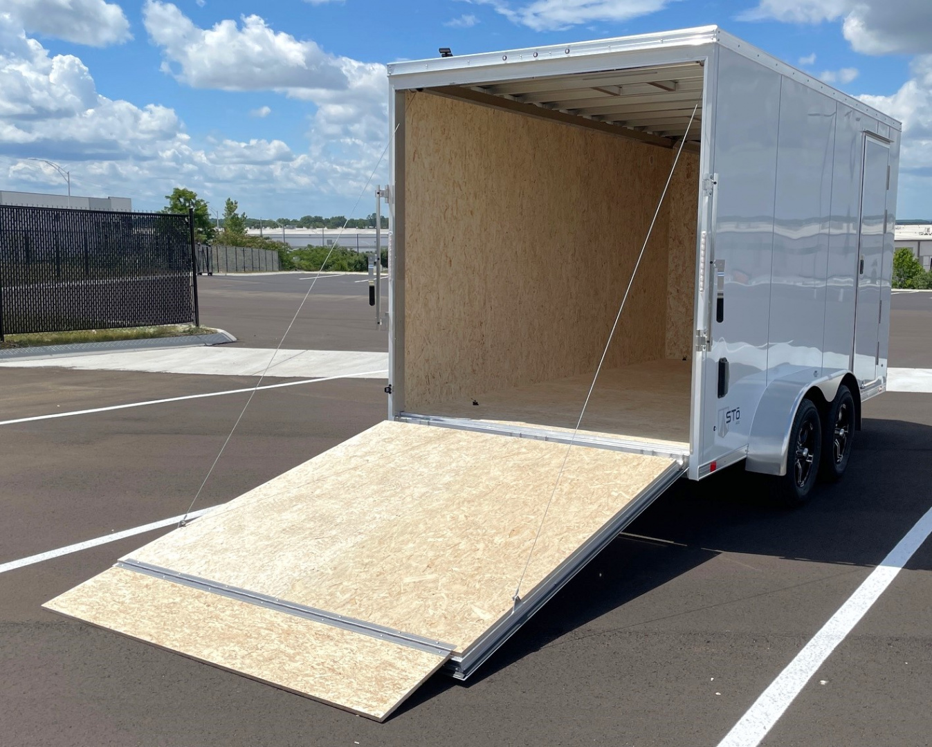 New ATC 7x14 Sto 400 Aluminum Enclosed Cargo Trailer 7' Height ...