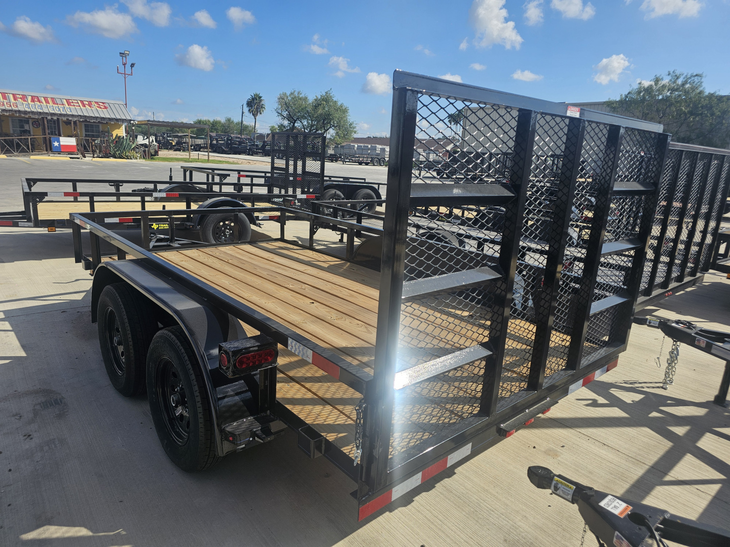 New 2025 PCT Mfg 77"X12' Utility Trailer for sale in Donna, TX