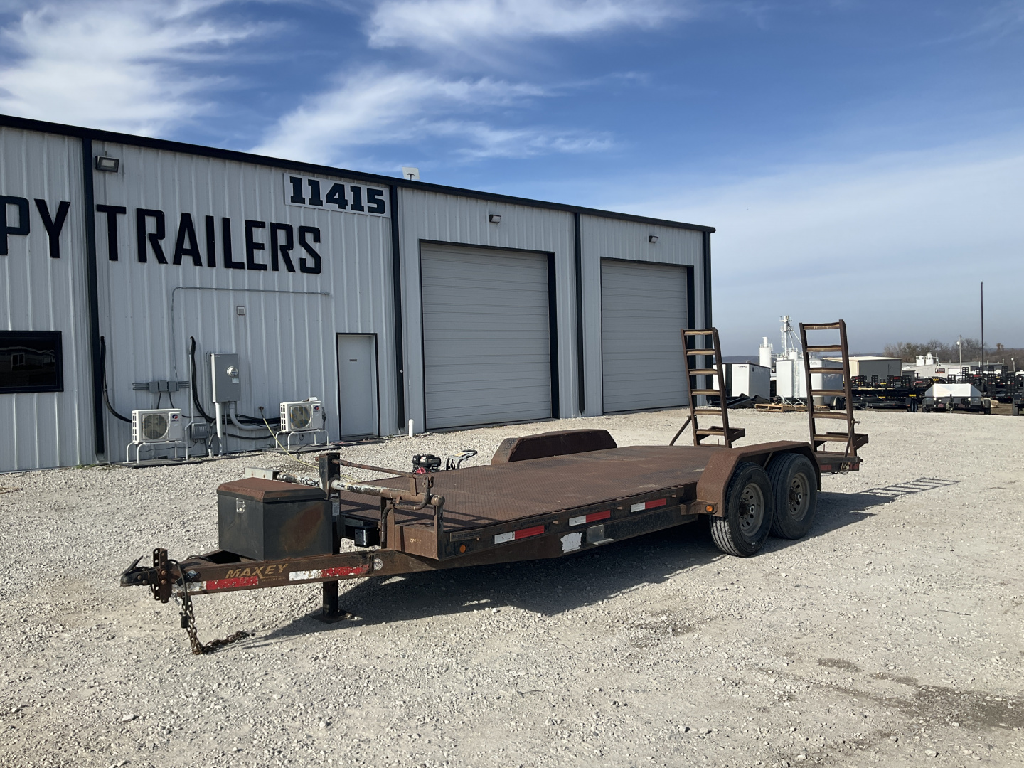 Used 2011 MAXX-D 83"x20' BP Equipment Trailer for sale in Tulsa, OK