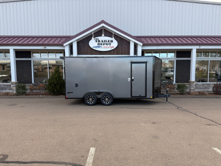 New Pace American 7' x 14' + V-Nose Enclosed Cargo Trailer with Ramp ...