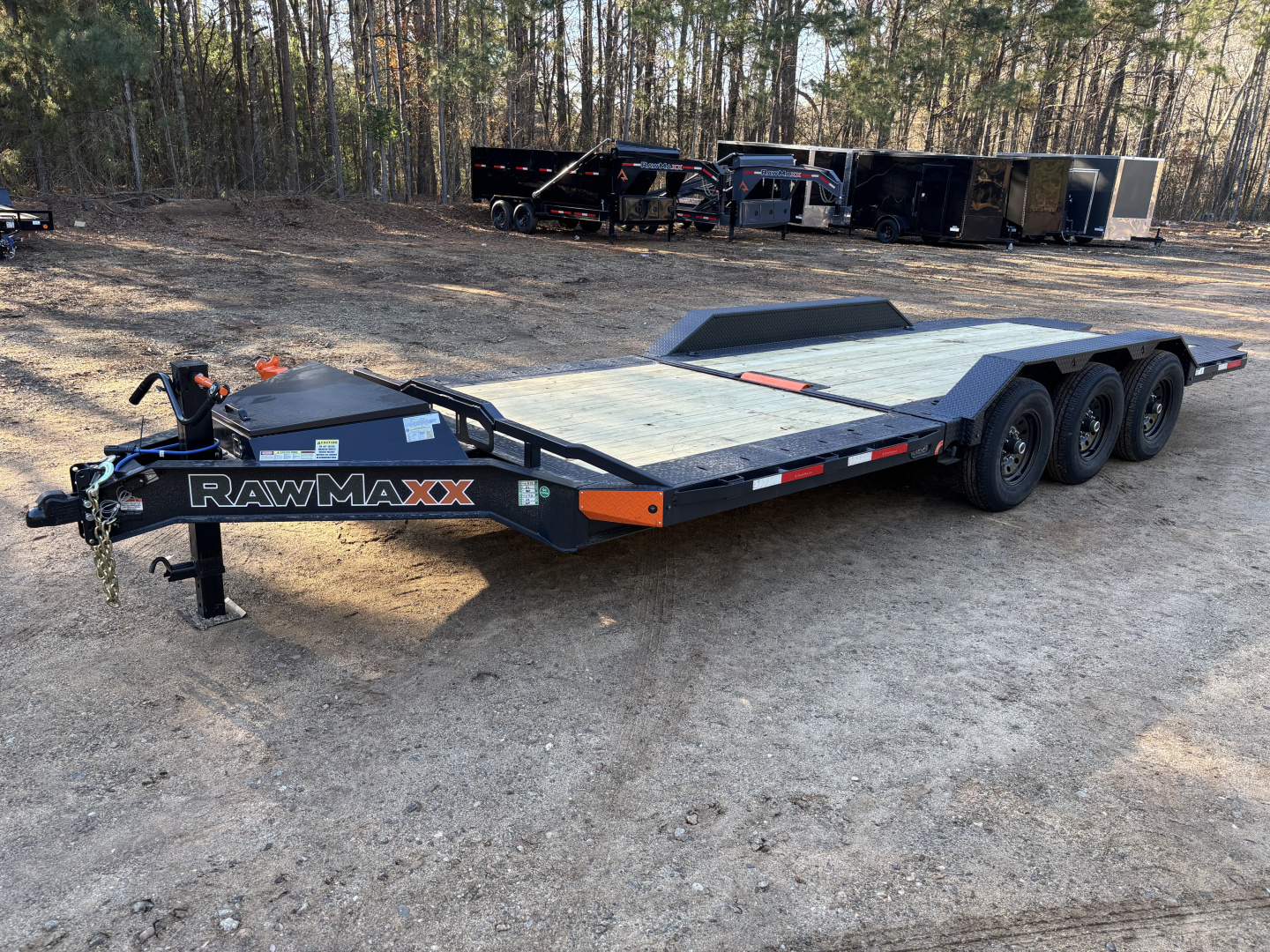 New 2026 RawMaxx G3X 102X24 BUMPER PULL GRAVITY TILT TRAILER 21K GVWR ...