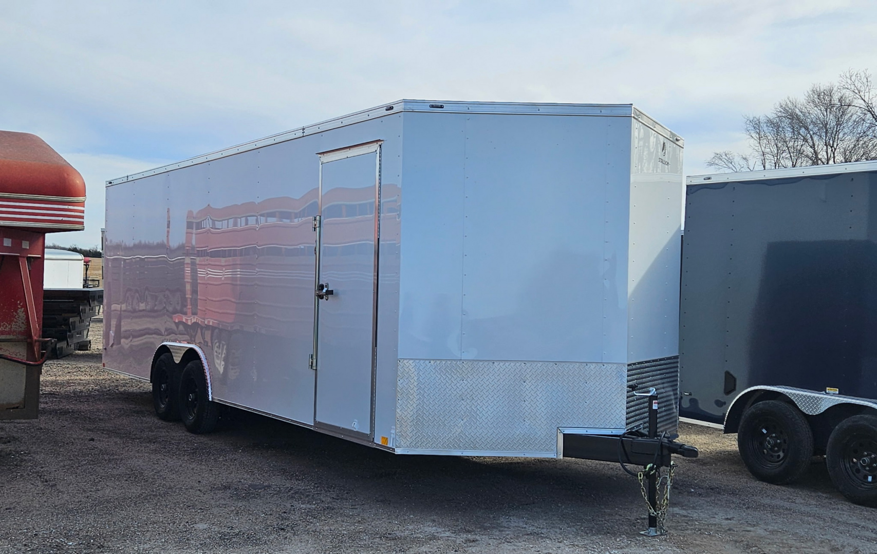 New 2026 Stallion Manufacturing LLC 8'6 x 24' Cargo / Enclosed Trailer ...