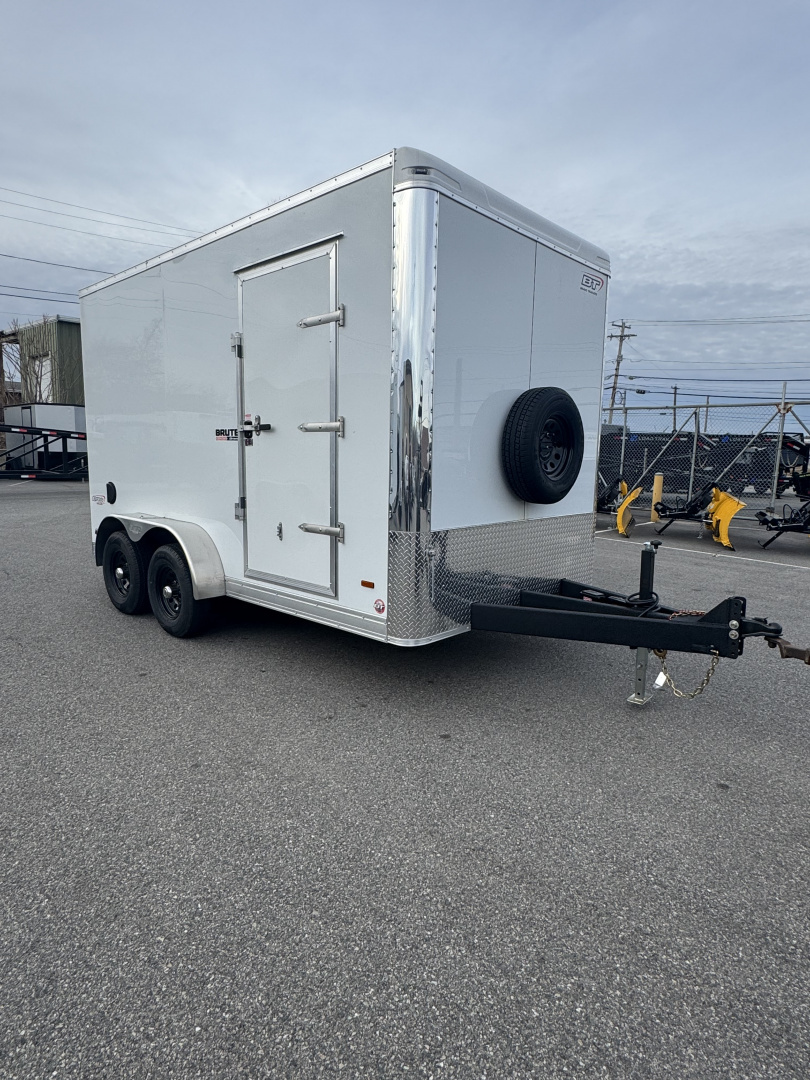 New 2026 Bravo BRUTE 7'X14' Cargo / Enclosed Trailer Man Lift Trailer ...