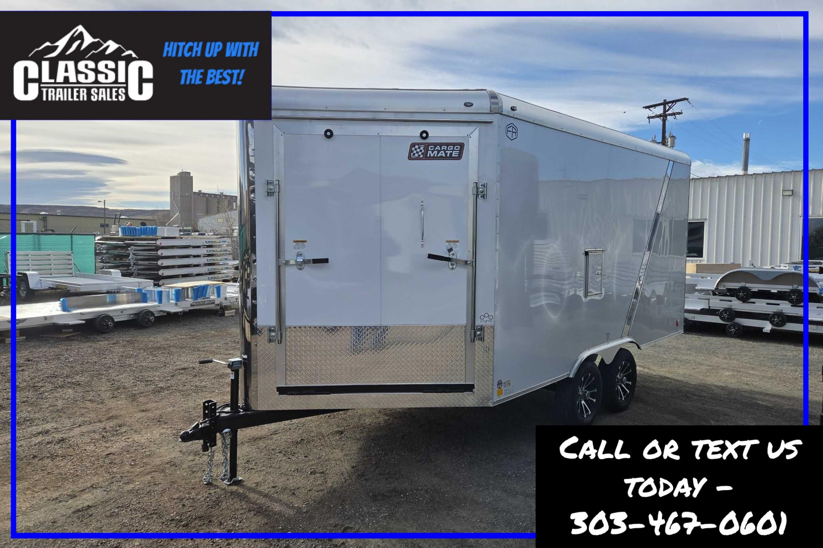 New 2026 Cargo Mate TXSB8.518TA2 Snowmobile Trailer for sale in Golden, CO