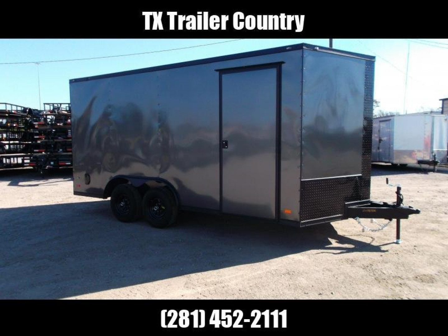 New 2026 Covered Wagon Trailers 8.5x16 Tandem Axle Cargo / Enclosed ...