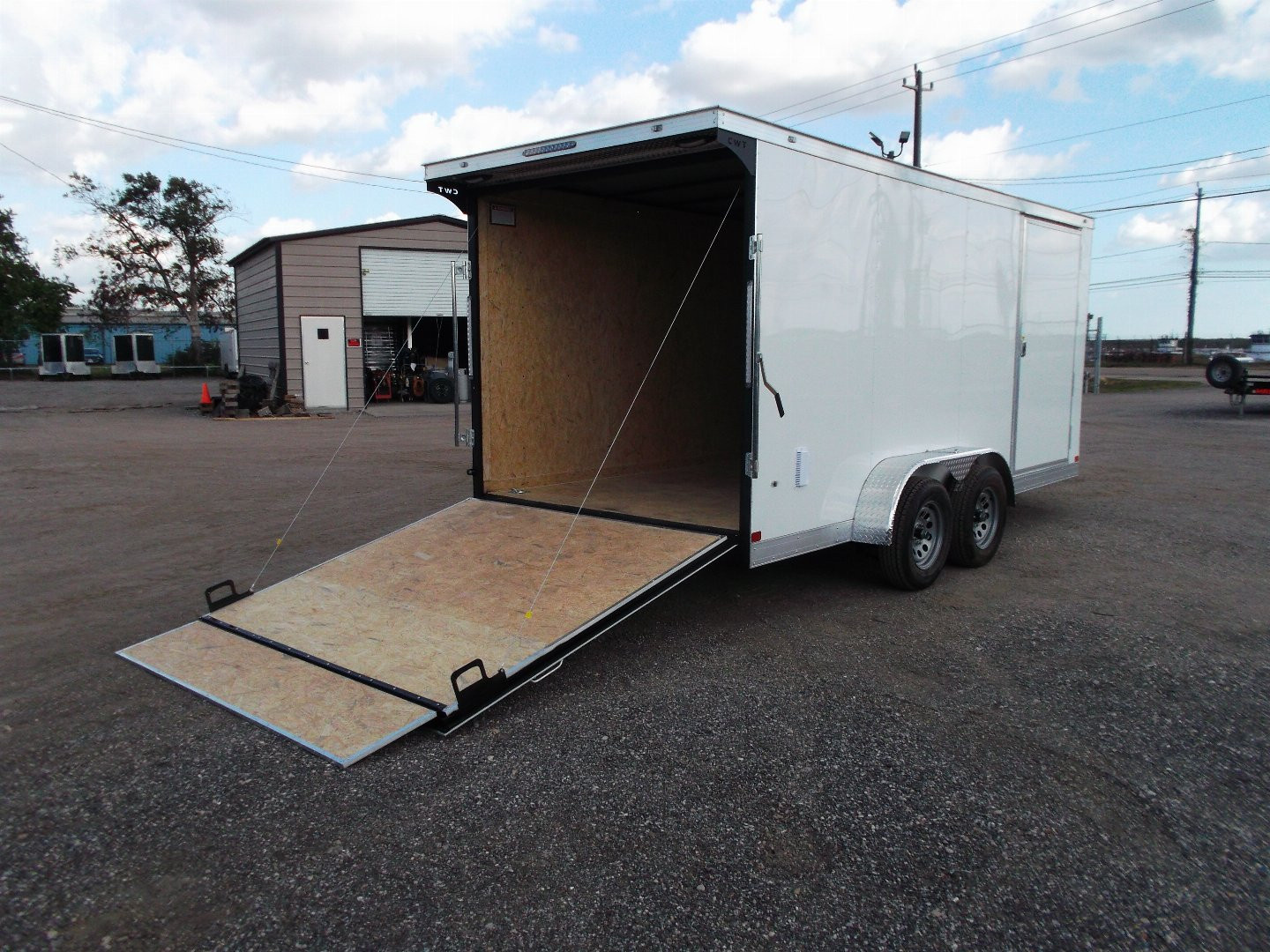 New 2026 Covered Wagon Trailers 8.5x16 Cargo Trailer / Enclosed Trailer ...