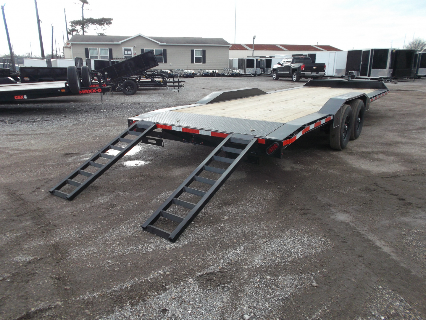 New 2026 J&C Trailers 102x24 14K Car Hauler / Equipment Hauler / 7K ...