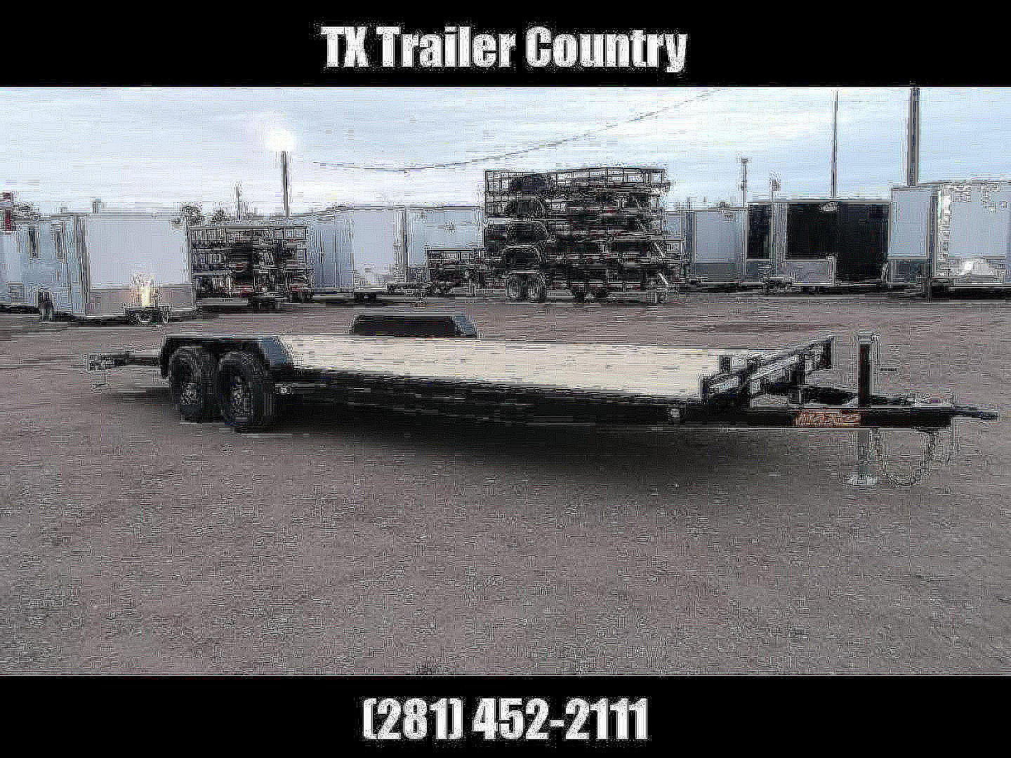 New 2026 J&C Trailers 83X24 12K Car Hauler / Racing Trailer / Flatbed ...