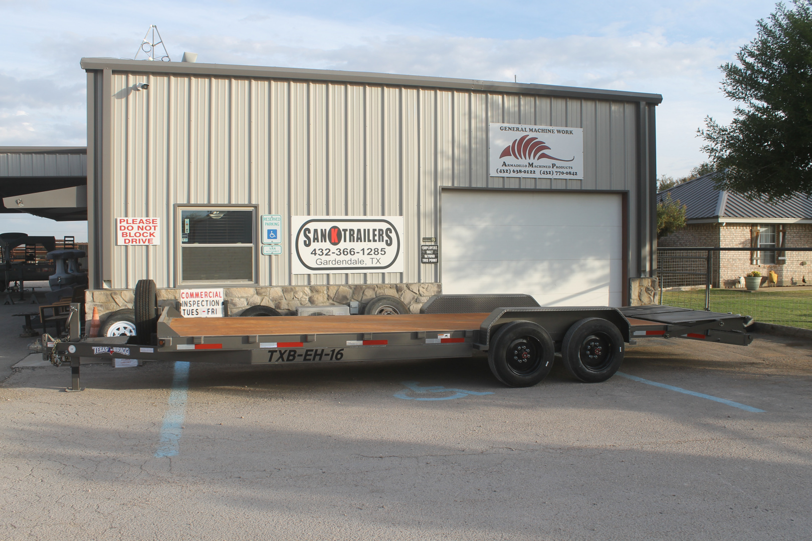 New 2026 Texas Bragg Trailers 83"X16+4 Equipment Hauler Utility Trailer ...