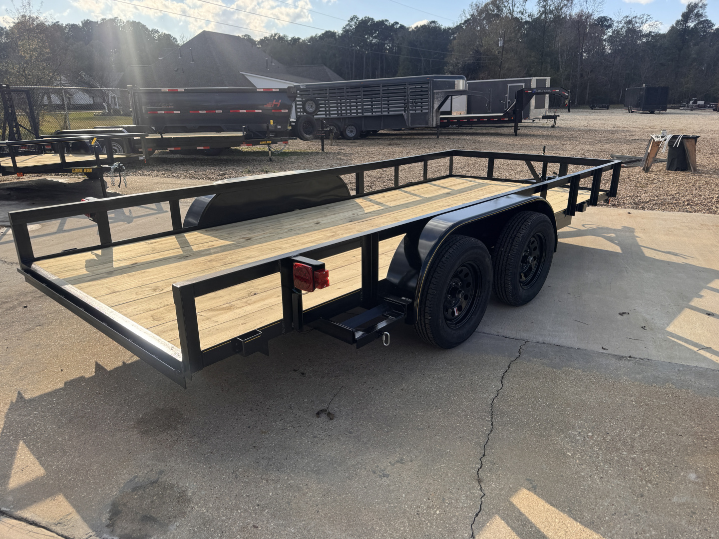 New 2026 Long Run Trailers 76"x 16' Angle Iron Utility Trailer for sale ...