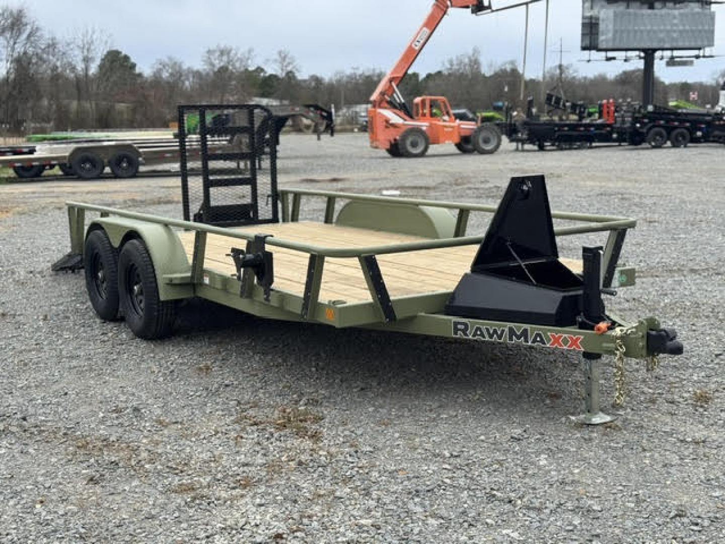 New 2026 RawMaxx UTX 83X16 W/4' HD FOLDING SPLIT GATE 10K GVWR Utility ...
