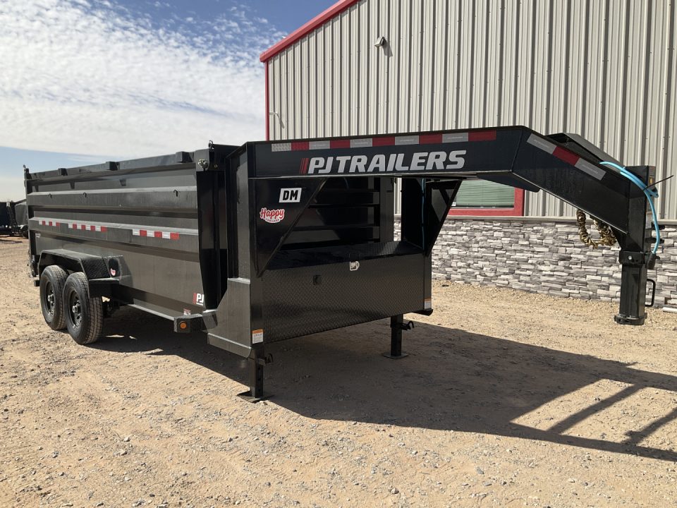 New 2026 PJ 83"x16' GN Tandem Axle Low Pro High Side Dump w/ 48" Sides ...