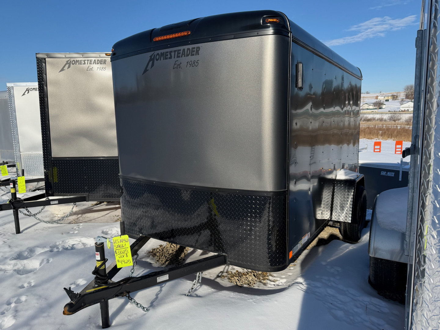 New 2026 Homesteader 6x10 Challenger Cargo Trailer w/ Ramp Door (6" Add ...
