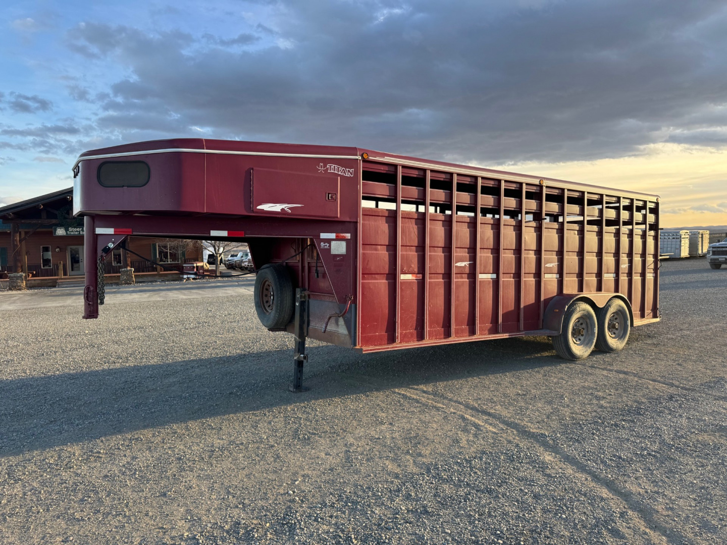 Used 2000 Titan Trailer 20' Stock Trailer for sale in Three Forks, MT