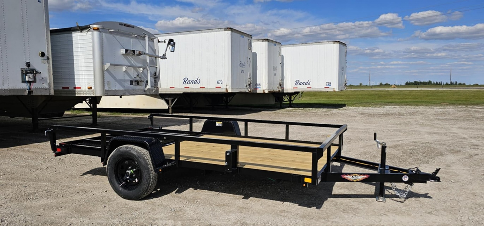 New 2025 H&H Trailers 82x12 Rail Side Utility Trailer for sale in ...