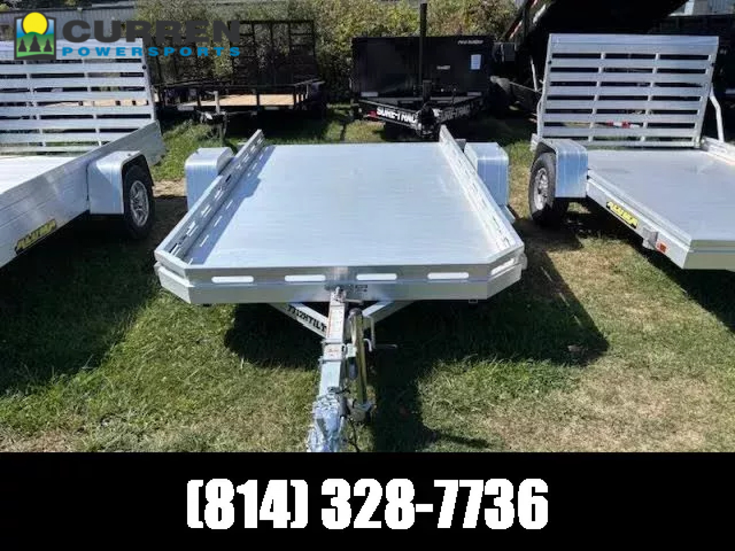 New 2025 Aluma 7712H-TILT-S Utility Trailer * 6.5X12 3K* TILT DECK ...