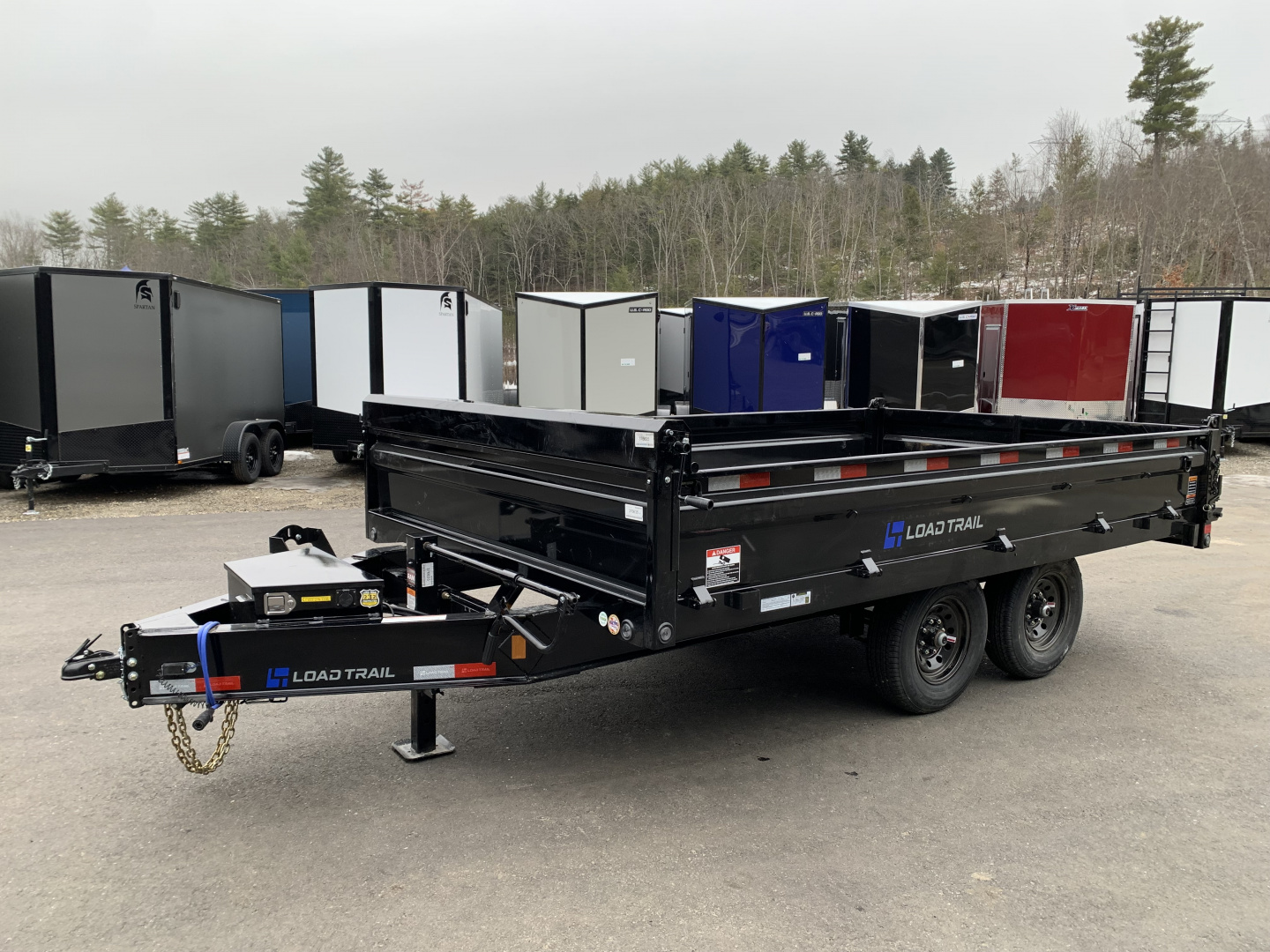 New 2026 LOAD TRAIL 8x14-DZ Deckover Dump Trailer/ 10" I BEAM Frame/ 18 ...