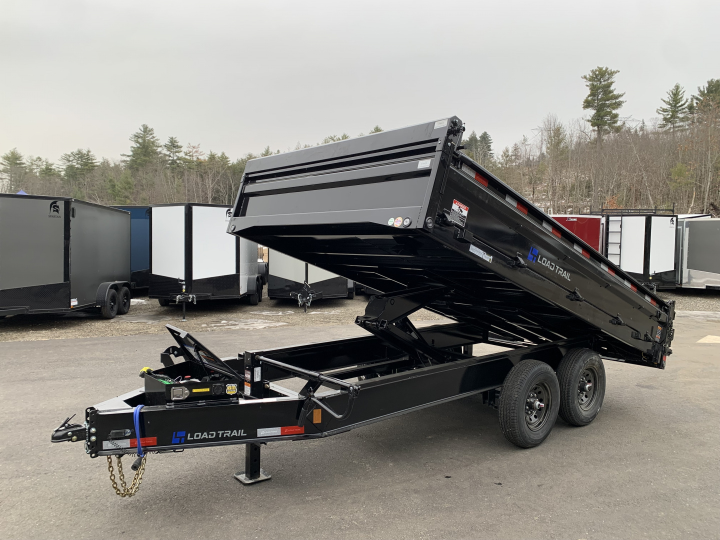New 2026 LOAD TRAIL 8x14-DZ Deckover Dump Trailer/ 10" I BEAM Frame/ 18 ...