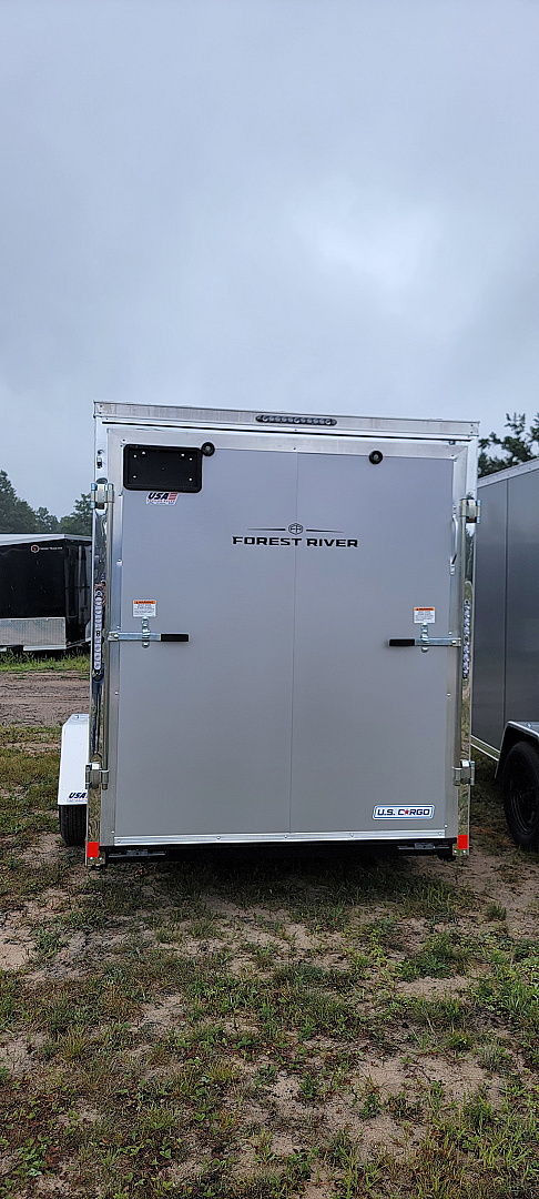 New 2025 US Cargo 2025 US Cargo 6X12 silver 7' Cargo / Enclosed Trailer ...