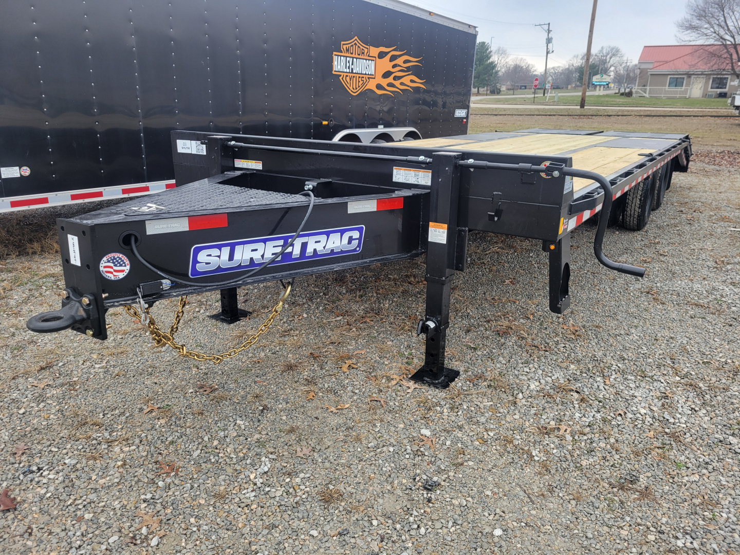New 2026 Sure-Trac 8.5x25 (20+5) HD Low Profile Deckover Trailer for ...