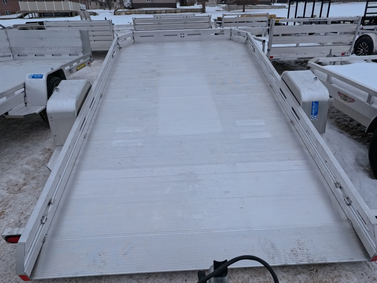 New 2026 Aluma 77 x 12 Heavy Duty Single Axle- Tilt with Slotted Rail ...