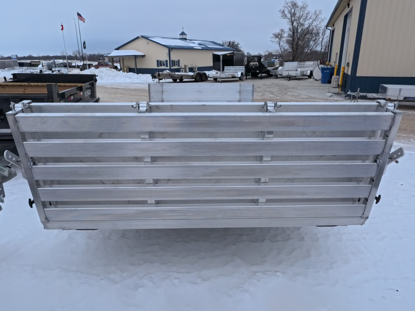 New 2026 Aluma 78 x 14 Single Axle Utility with Bi-fold Tailgate ...