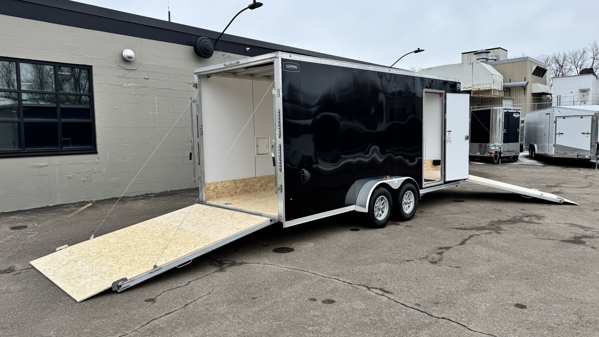 New 2026 Lightning Trailers LTFES718TA2 Snowmobile Trailer for sale in ...