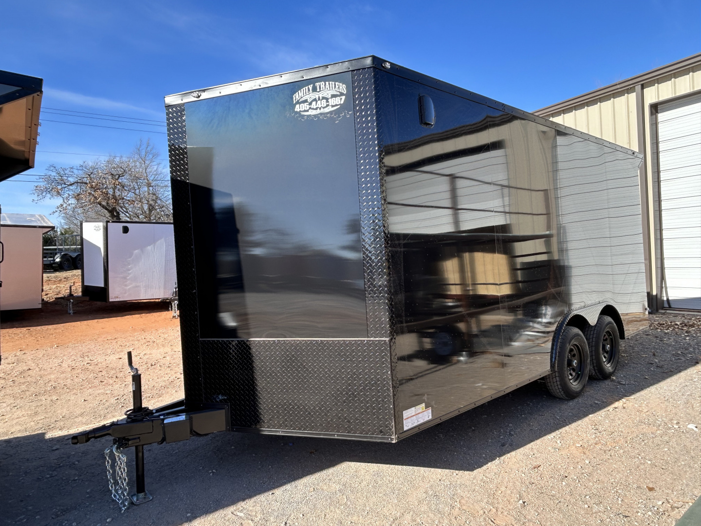 New 2026 Family Trailer 8.5x16 Tandem Axles Cargo / Enclosed Trailer ...