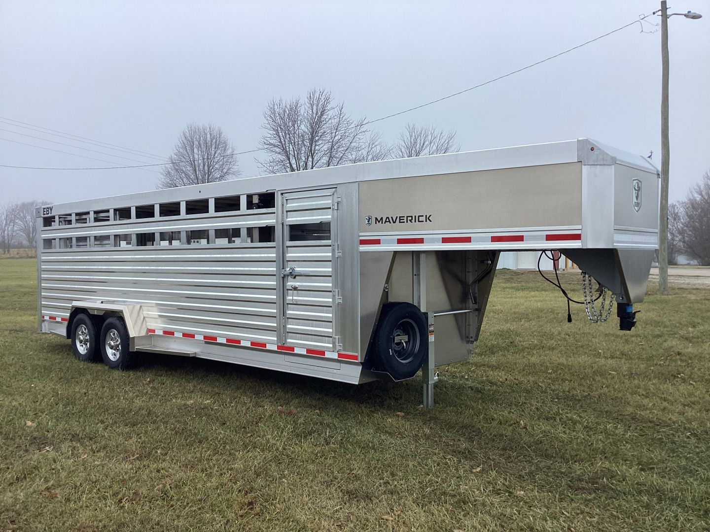 New 2026 EBY Trailers Maverick 7' x 24' Aluminum Livestock Trailer, 14K ...