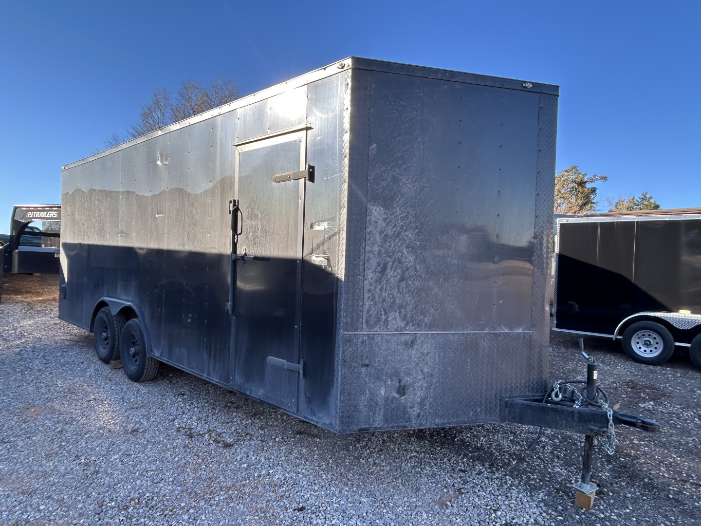Used USED/REPO 2025 Family Trailer 8.5x20 Tandem Axles Cargo / Enclosed ...