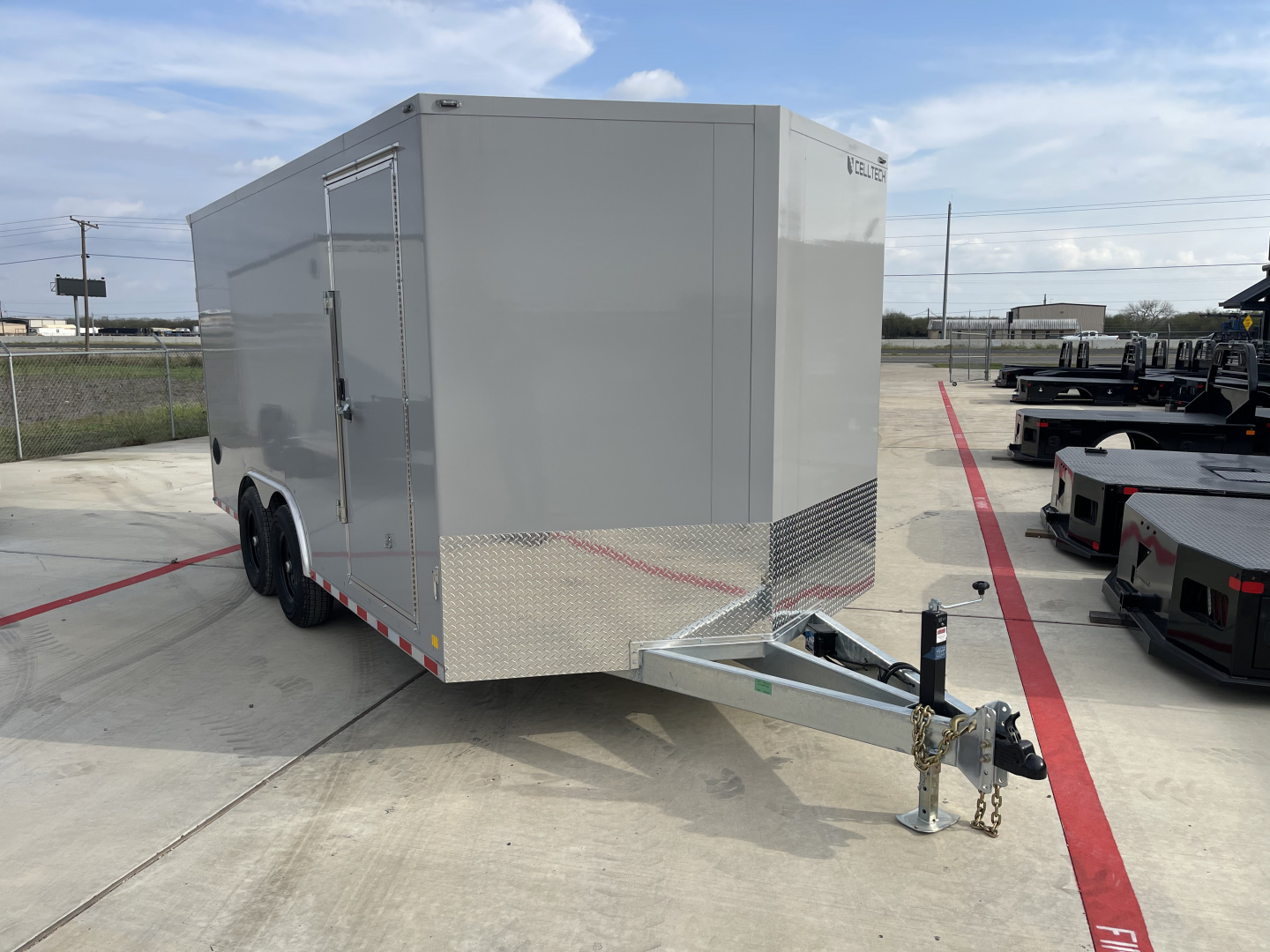 New 2026 Cell-Tech Trailers 8.5x16 Ramp Door 14K Cargo / Enclosed ...