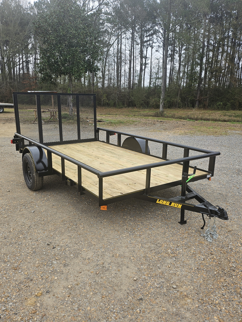 New 2026 Long Run Trailers 7'x12', Pipetop, 4' Gate Utility Trailer for ...