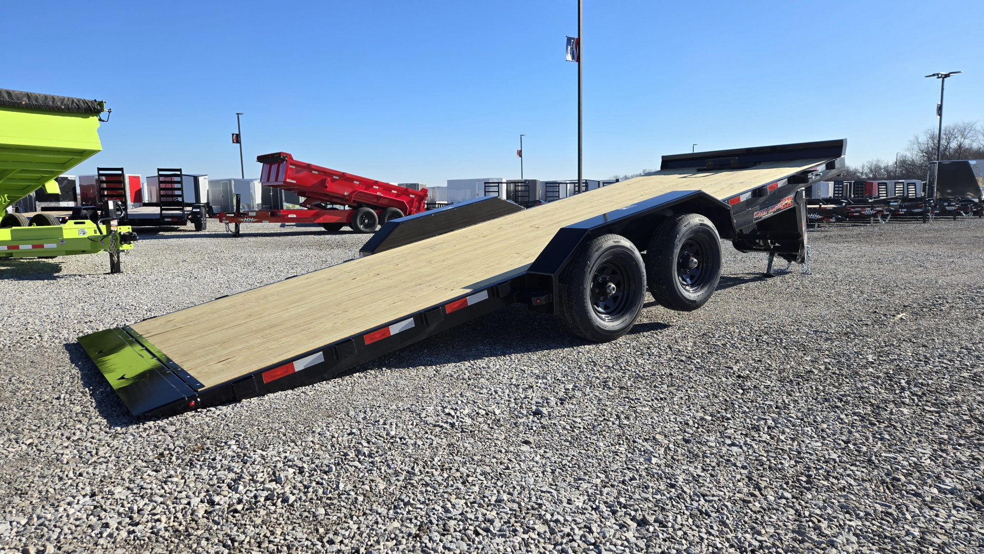 New 2026 H&H 82x20 EX Electric Tilt Speed Loader Car Hauler, 10k, Duck ...